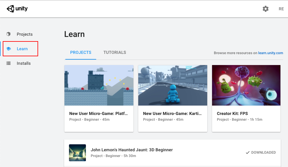 Creator Kit で RPG を作ろう - Unity Learn